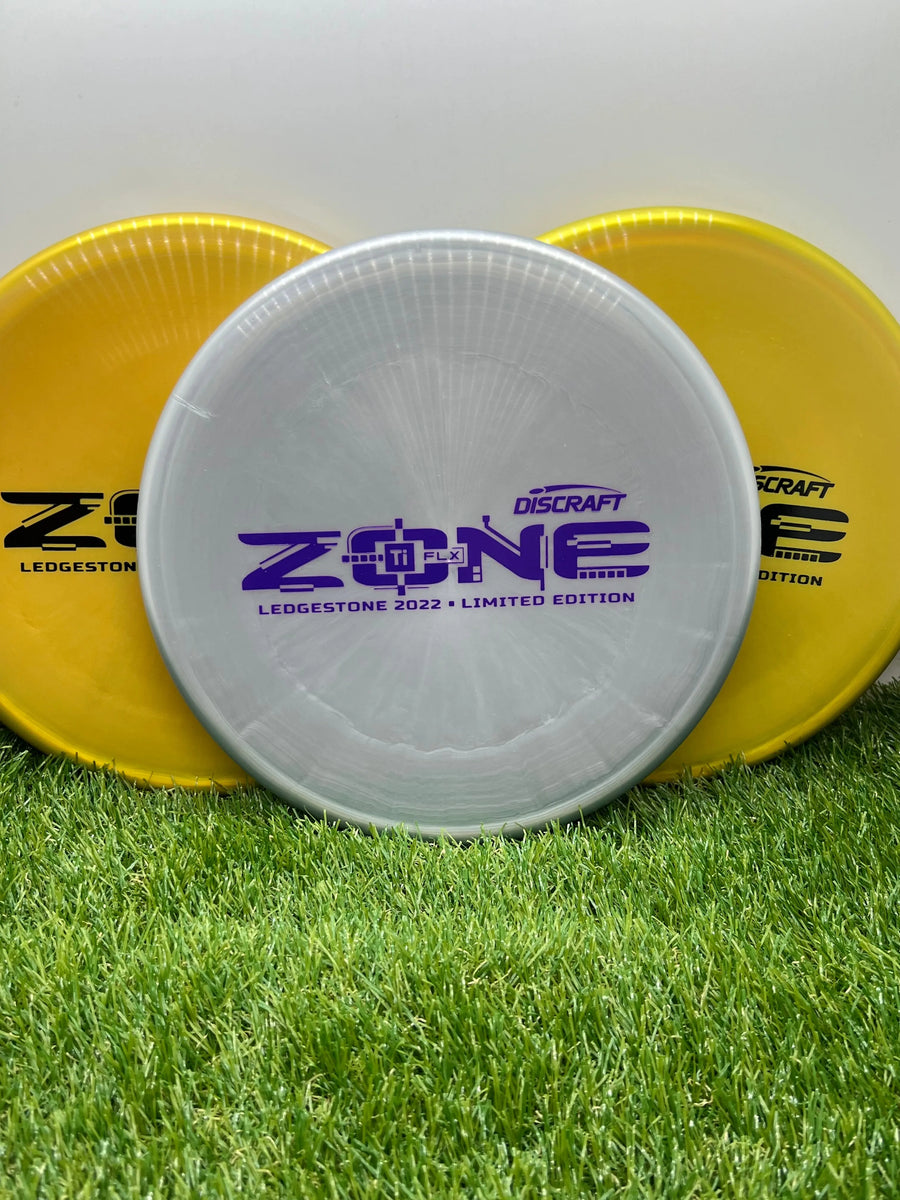 Discraft Zone | Titanium FLX Ledgestone 2022 - Multiple Options Availa – Circle Disc Golf
