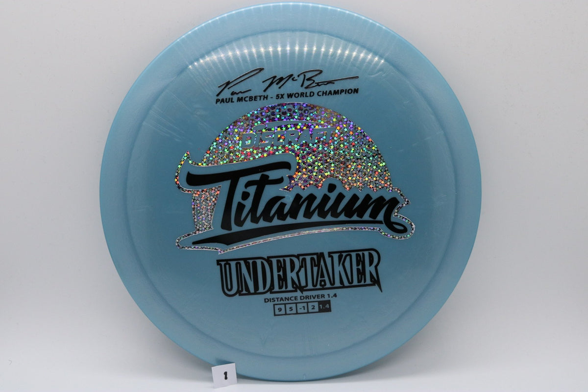 Discraft Paul McBeth 5x Titanium Undertaker Signature Series - Multipl ...